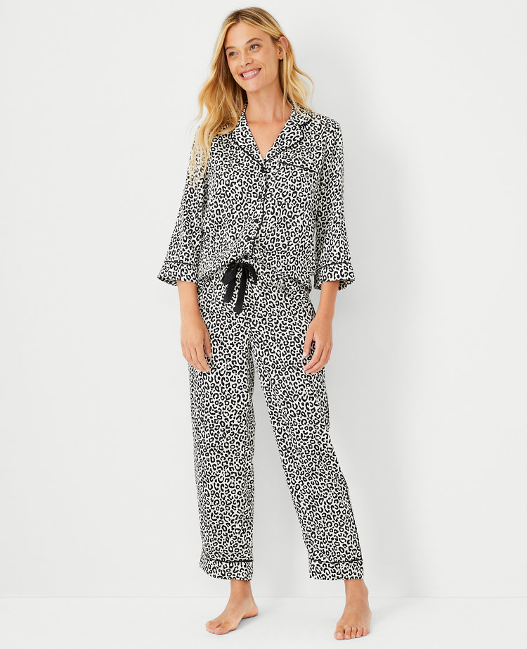 Leopard Print Pajama Set