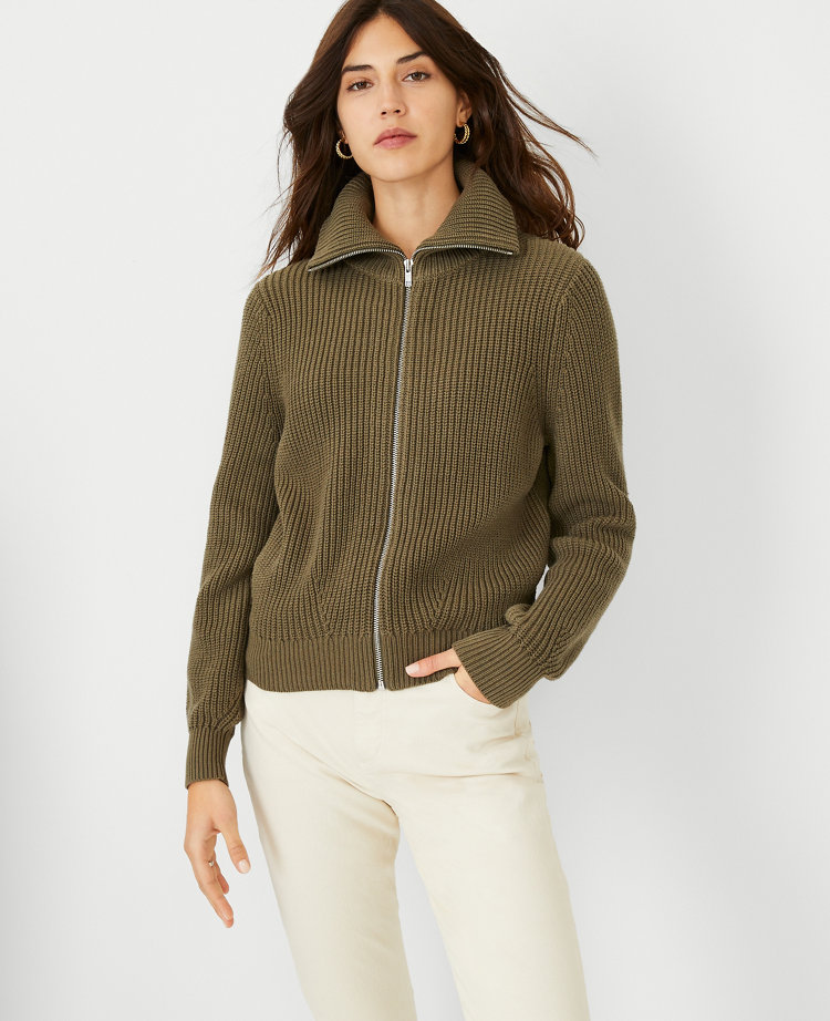 Collared Zip Sweater
