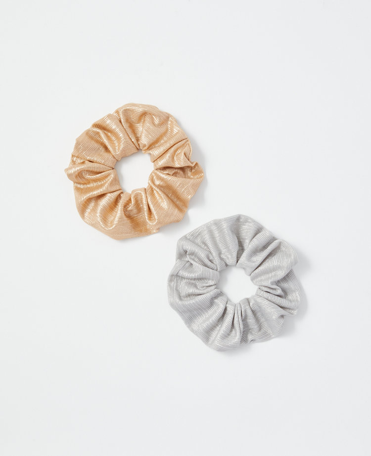Metallic Scrunchie Set