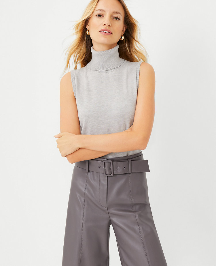 Petite Turtleneck Sweater Shell