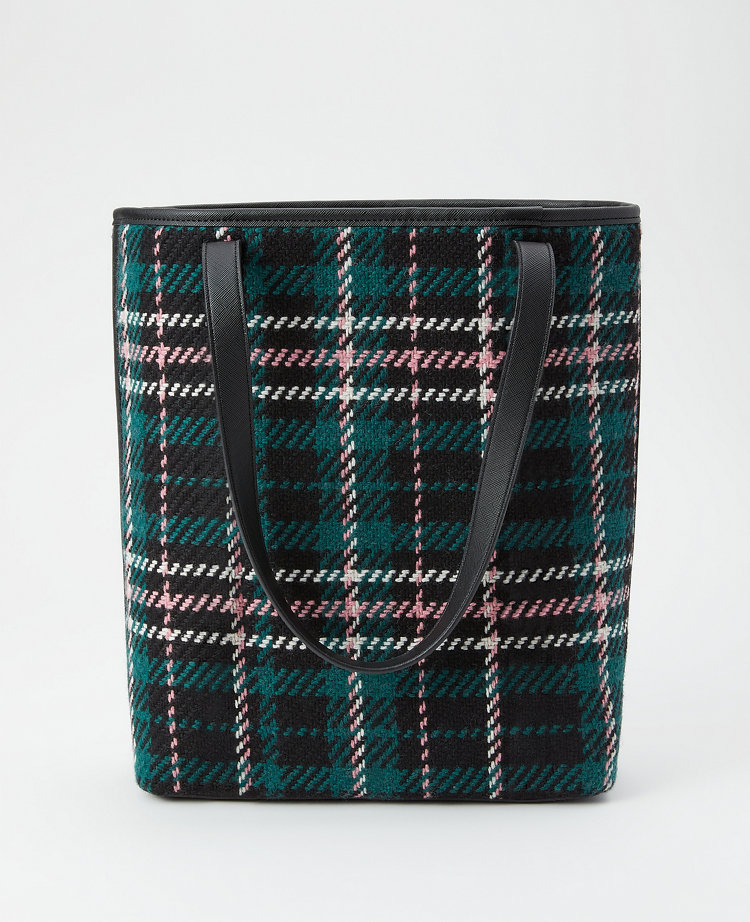 Plaid Tote Bag