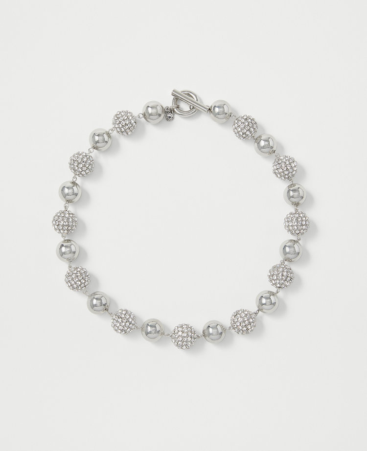 Pave Ball Necklace