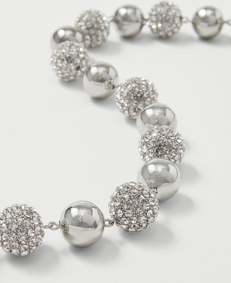 Pave Ball Necklace