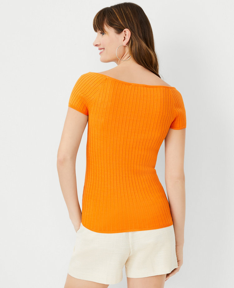 Cap Sleeve Sweater Tee