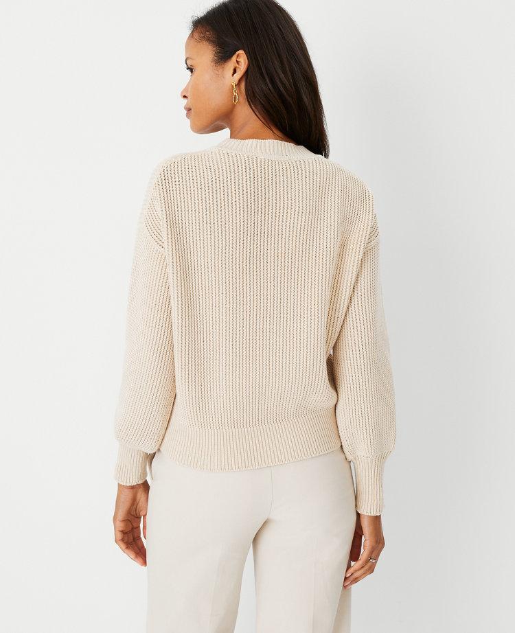 Petite Textured Stitch Sweater