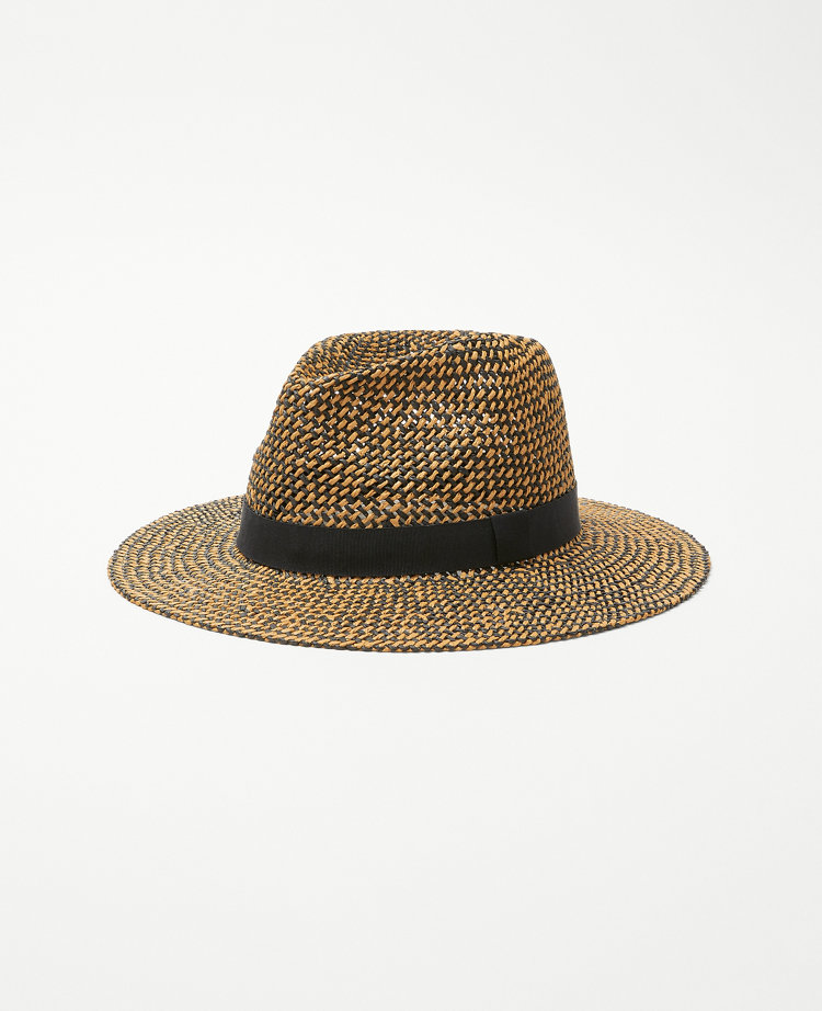 Multicolored Straw Fedora