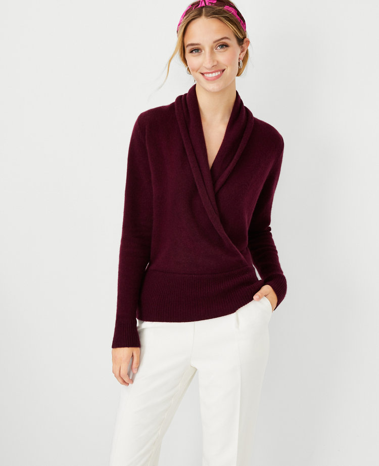 Cashmere Wrap Sweater