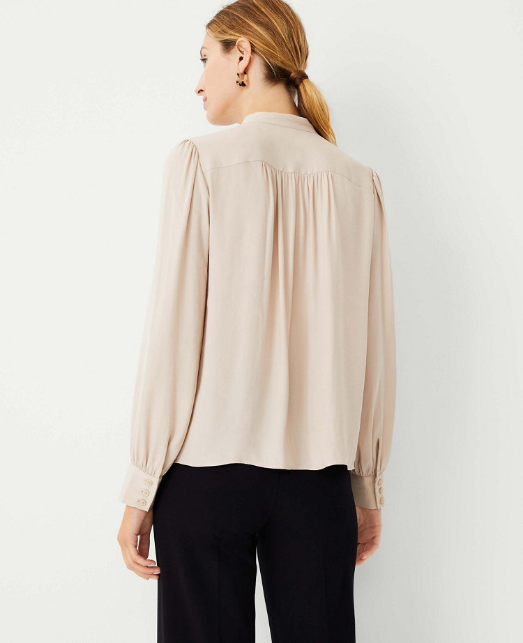Shirred Yoke Shirt