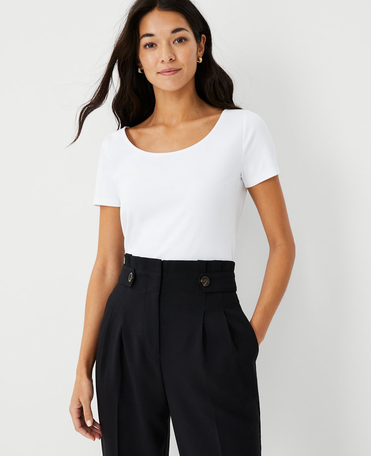 Petite Scoop Neck Top