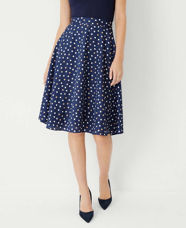 Polka Dot Full Circle Skirt