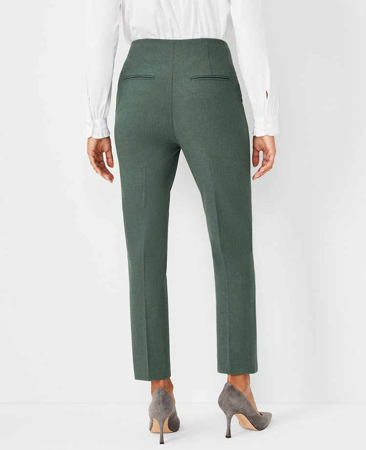 The Petite Side Zip Eva Ankle Pant in Bi-Stretch - Curvy Fit