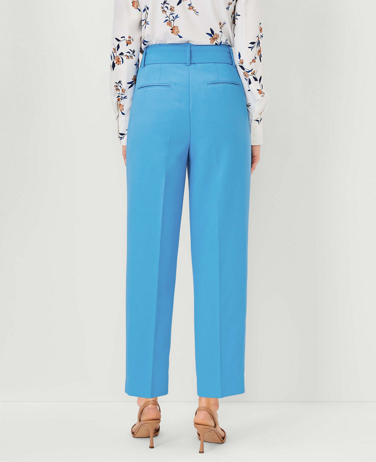 The Petite Belted Taper Pant