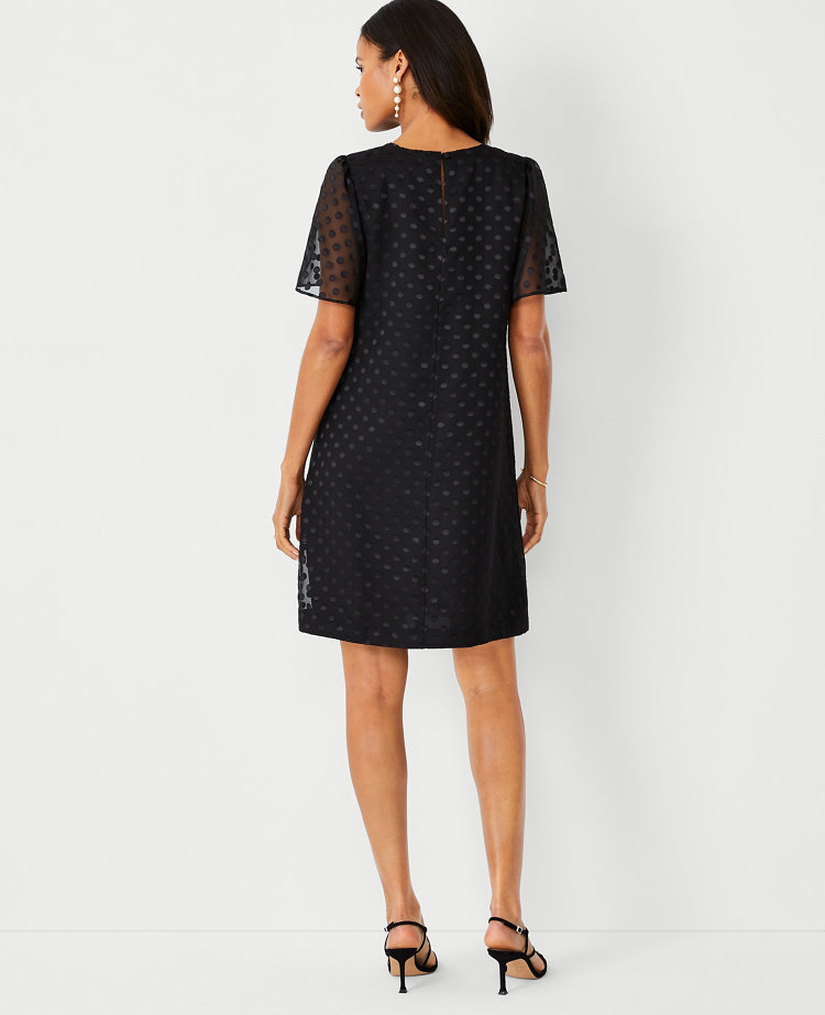 Dotted Shift Dress