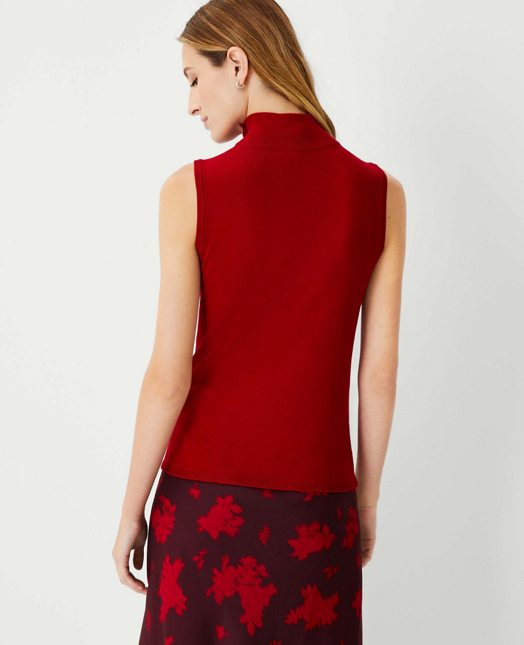 Pearlized Shoulder Button Sweater Shell