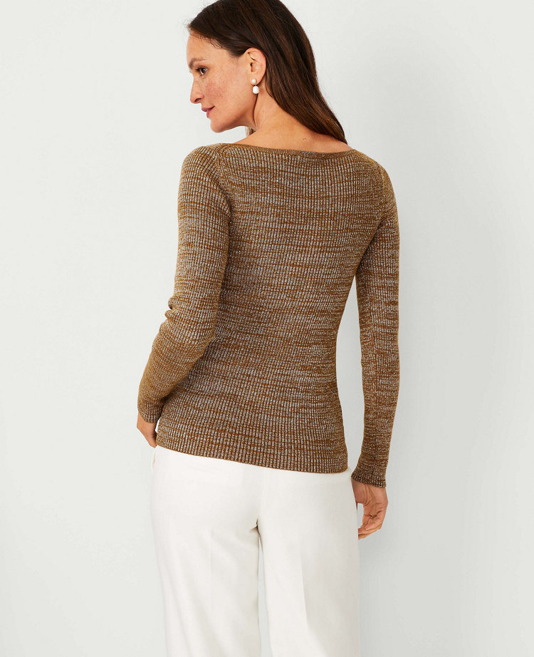 Sparkle Scoop Neck Sweater
