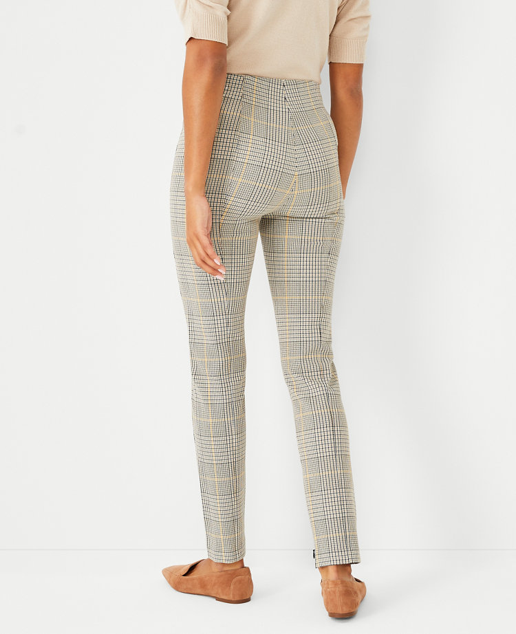 The Petite High Waist Audrey Pant in Glen Check