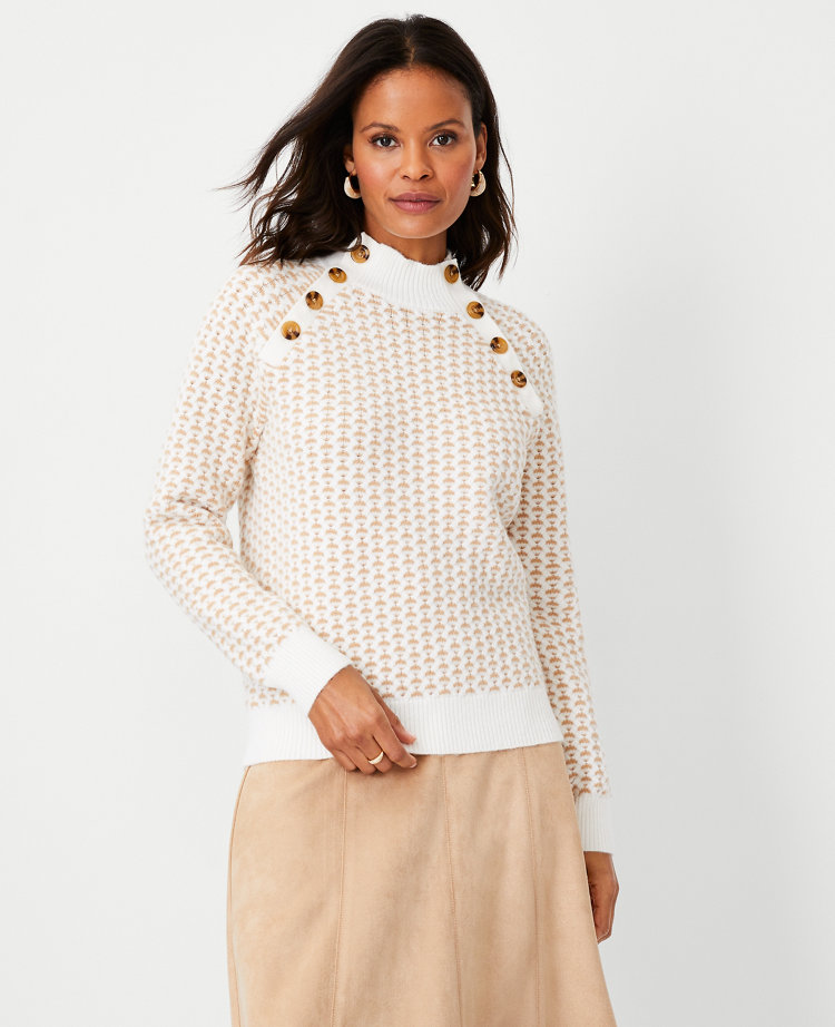 Chevron Raglan Sleeve Sweater