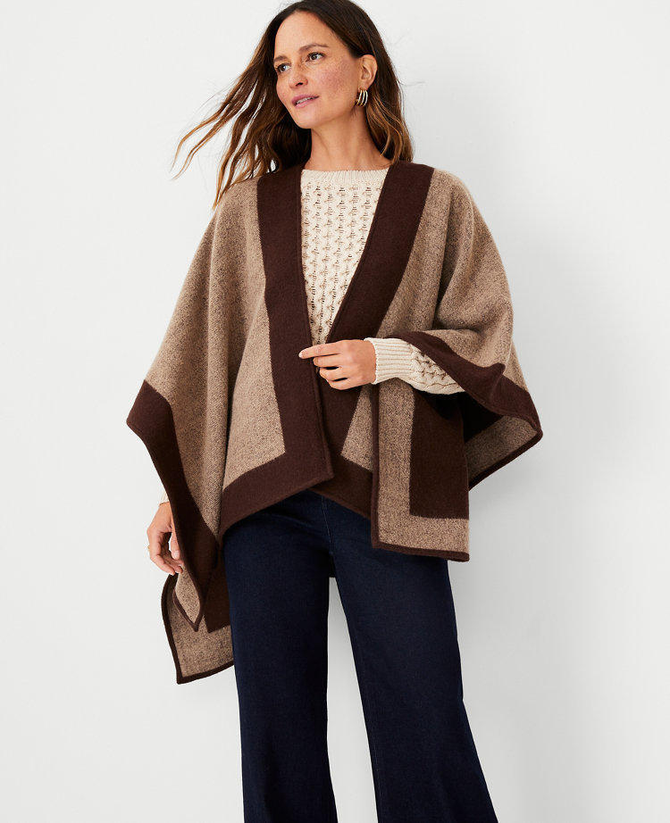 Oversized Open Poncho