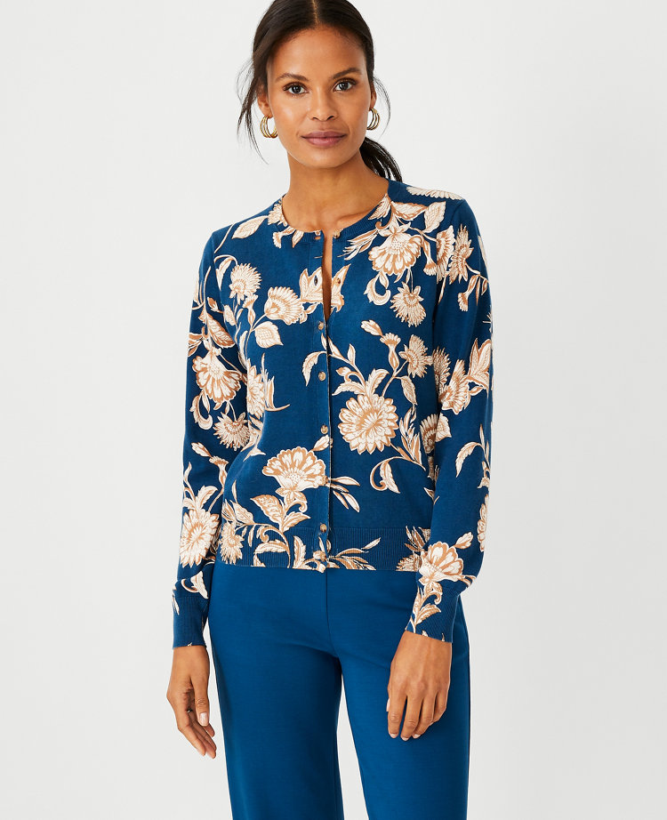 Petite Floral Ann Cardigan
