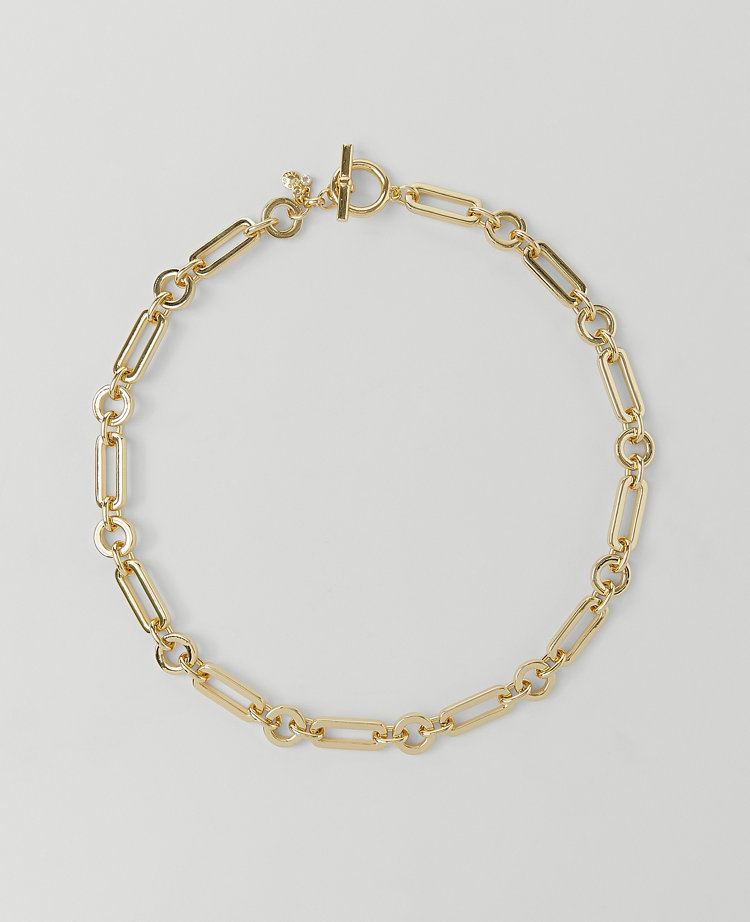Chain Link Toggle Necklace