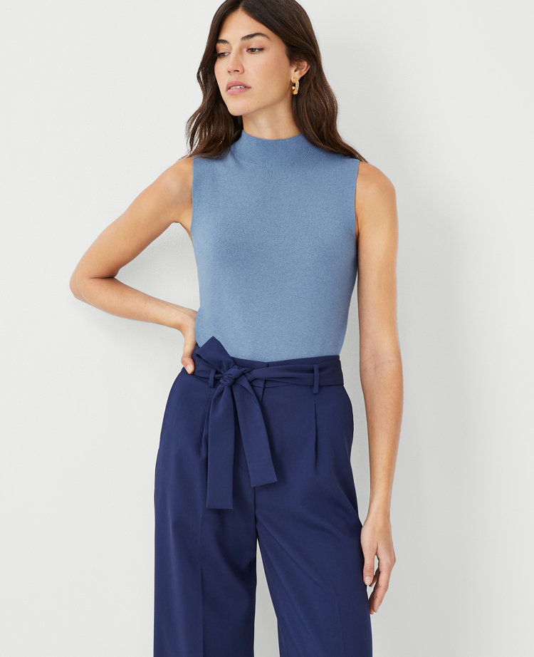 Essential Mock Neck Sweater Shell