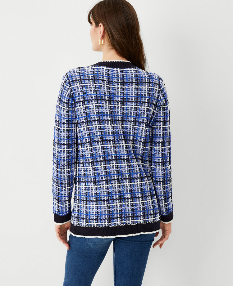 Tweed Sweater Jacket
