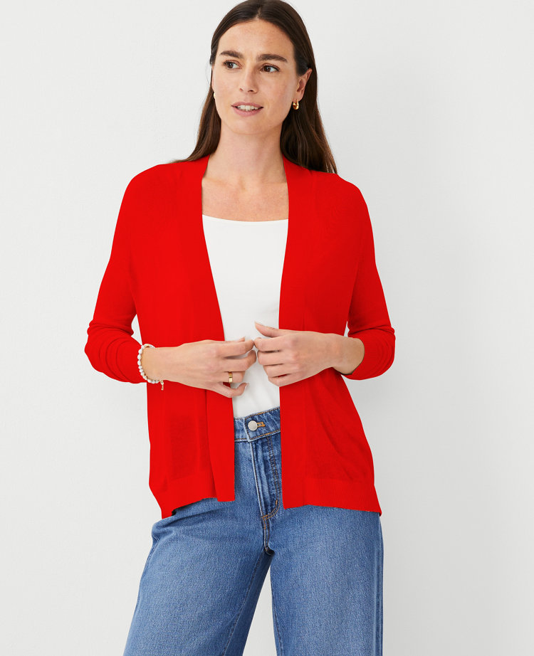 Lightweight Open Cardigan