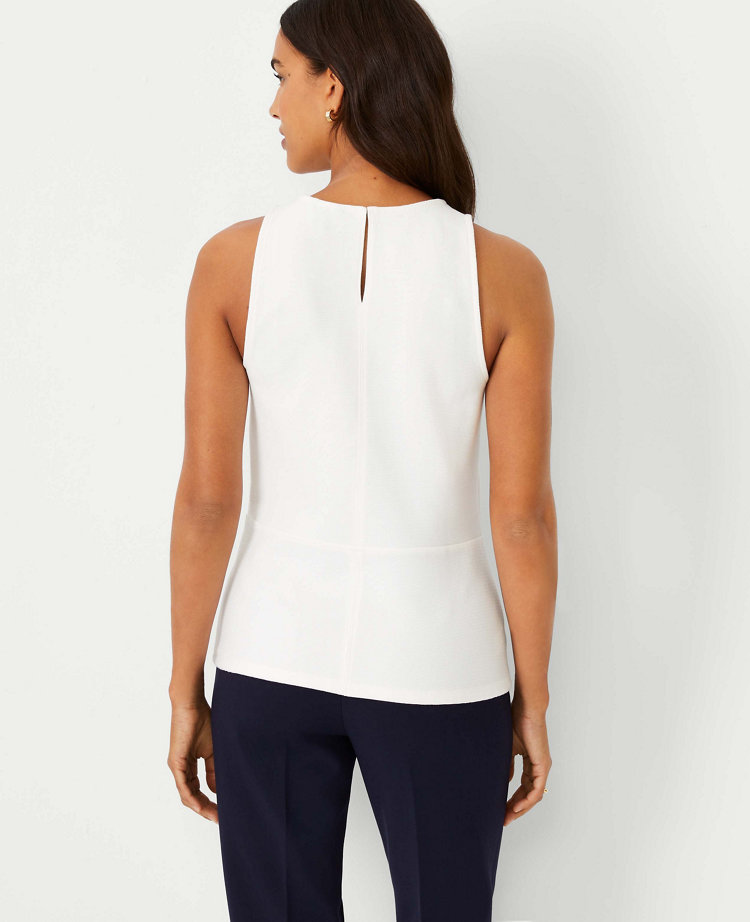 Textured Halter Shell
