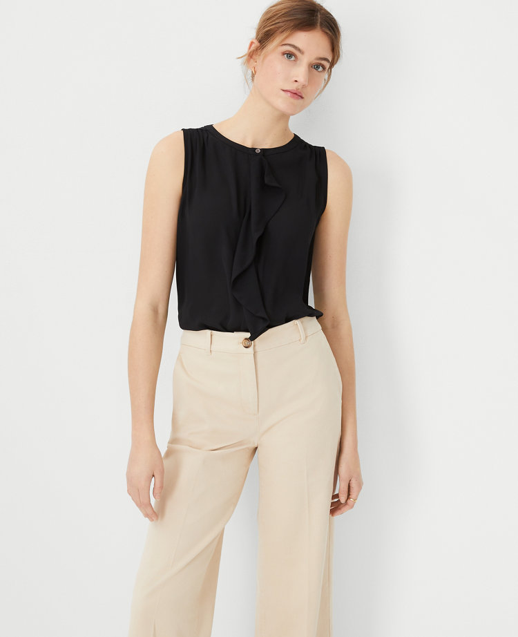 Draped Mixed Media Shell