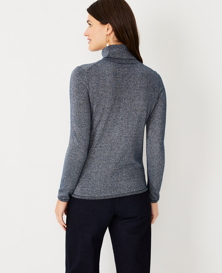 Sparkle Turtleneck Sweater