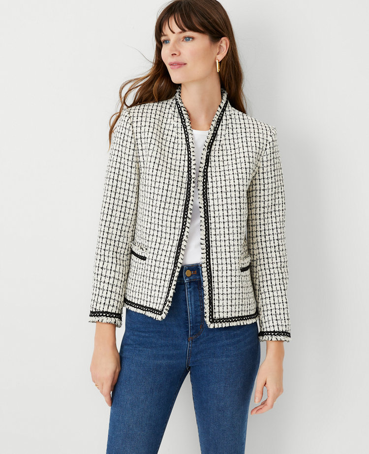 The Cutaway Jacket in Fringe Tweed