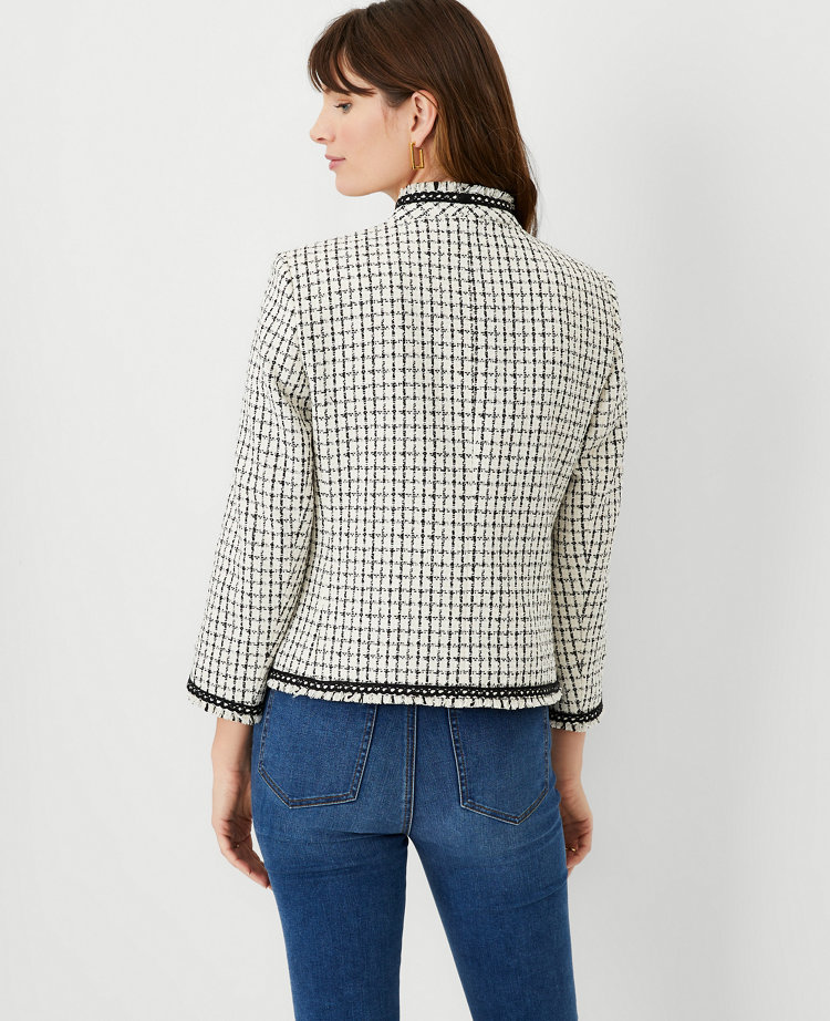 The Cutaway Jacket in Fringe Tweed