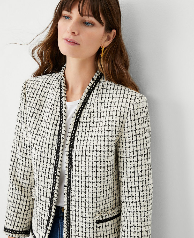 The Cutaway Jacket in Fringe Tweed