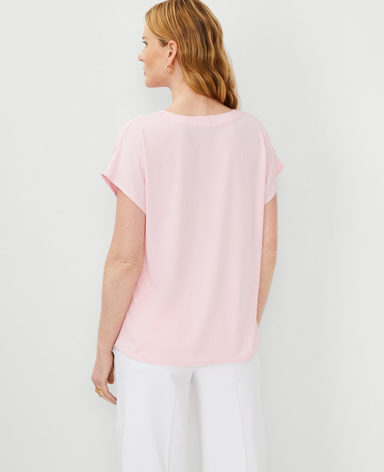 Women's Pink Work Blouses & Tops | Ann Taylor