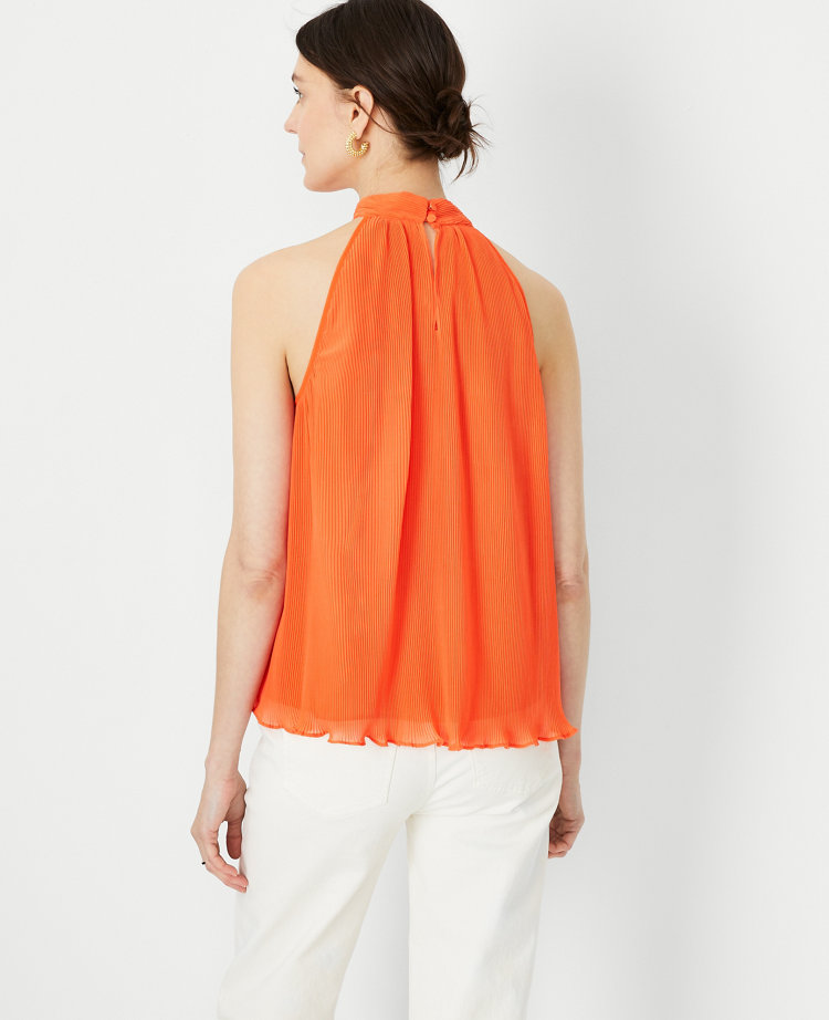 Pleated Halter Top