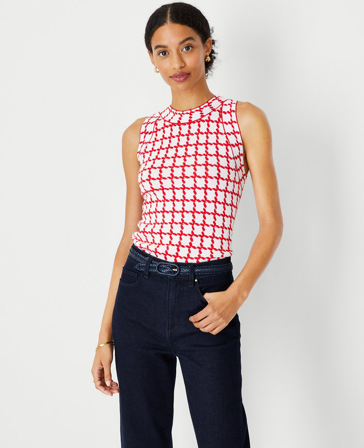 Plaid Halter Shell