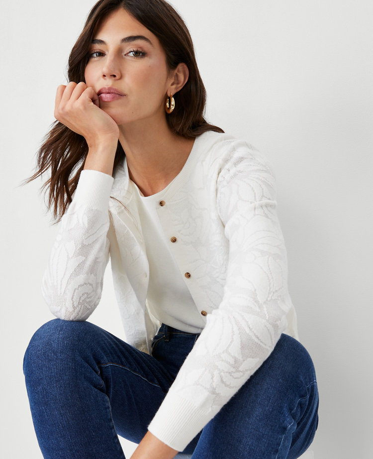 Petite Lace Ann Cardigan