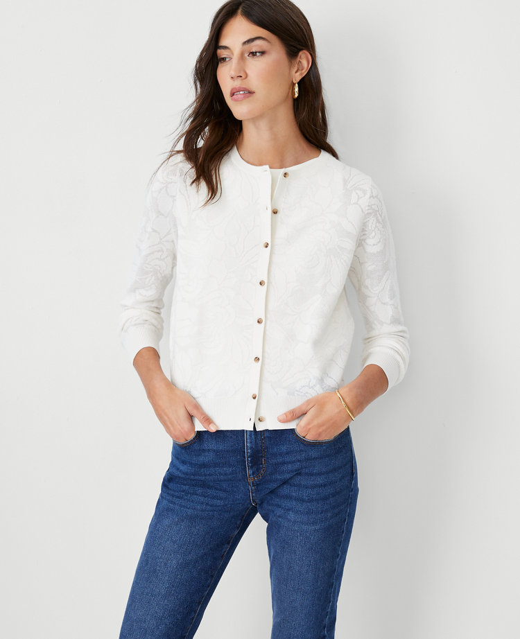 Petite Lace Ann Cardigan