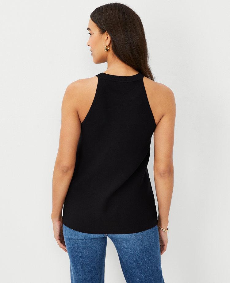 Flared Halter Sweater