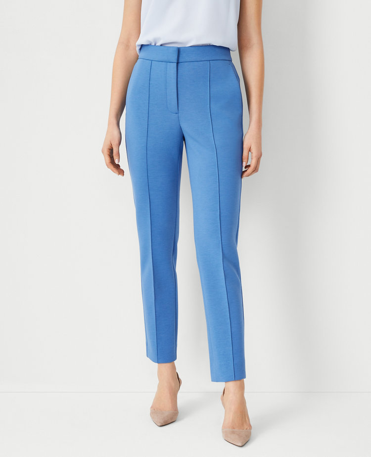 The Petite Eva Ankle Pant in Double Knit - Curvy Fit