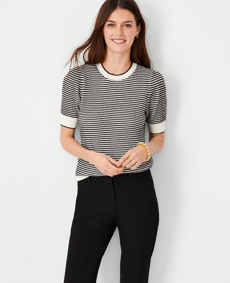 Textured Stitch Sweater Tee