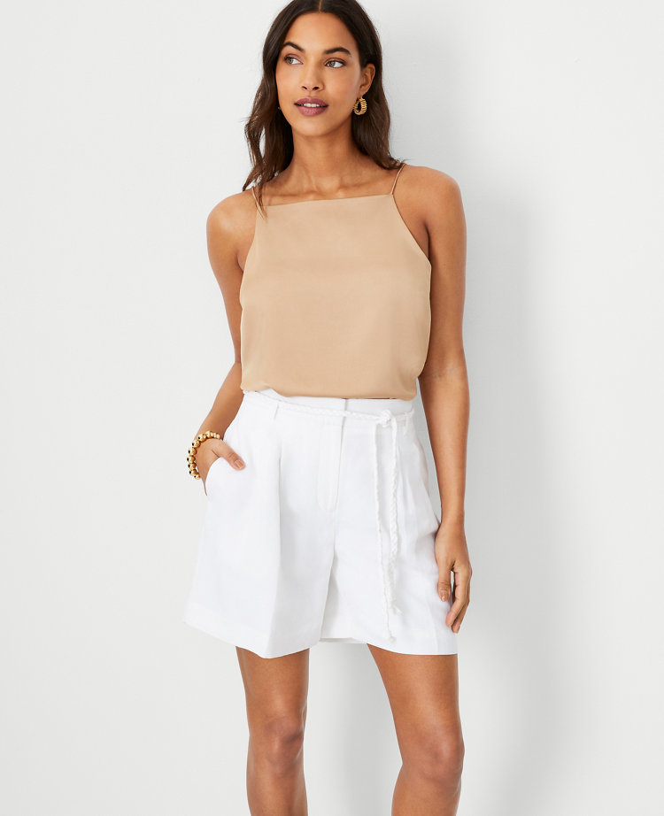 Square Neck Strappy Tank Top