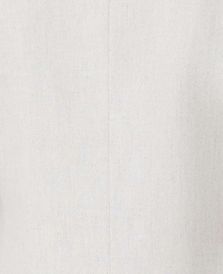 The Tailored Double Breasted Long Blazer in Linen Blend