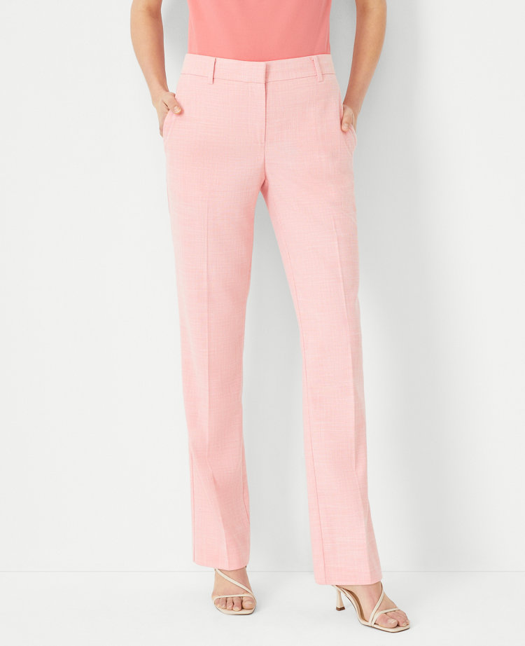 The Sophia Straight Pant in Texture - Curvy Fit