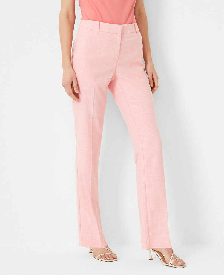The Petite Sophia Straight Pant in Texture