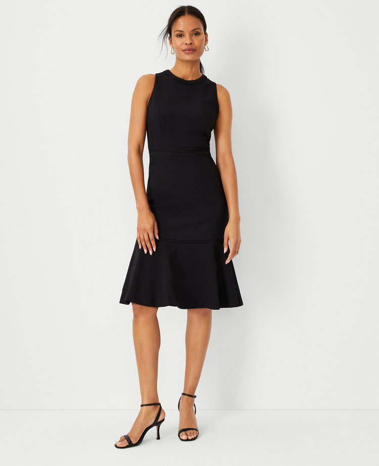 Cutout Flounce Dress