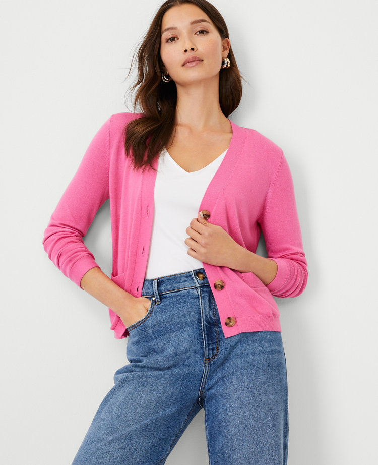 Pocket V-Neck Cardigan