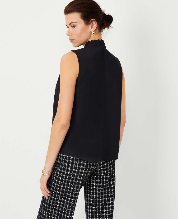 Ric Rac Trim Sleeveless Popover