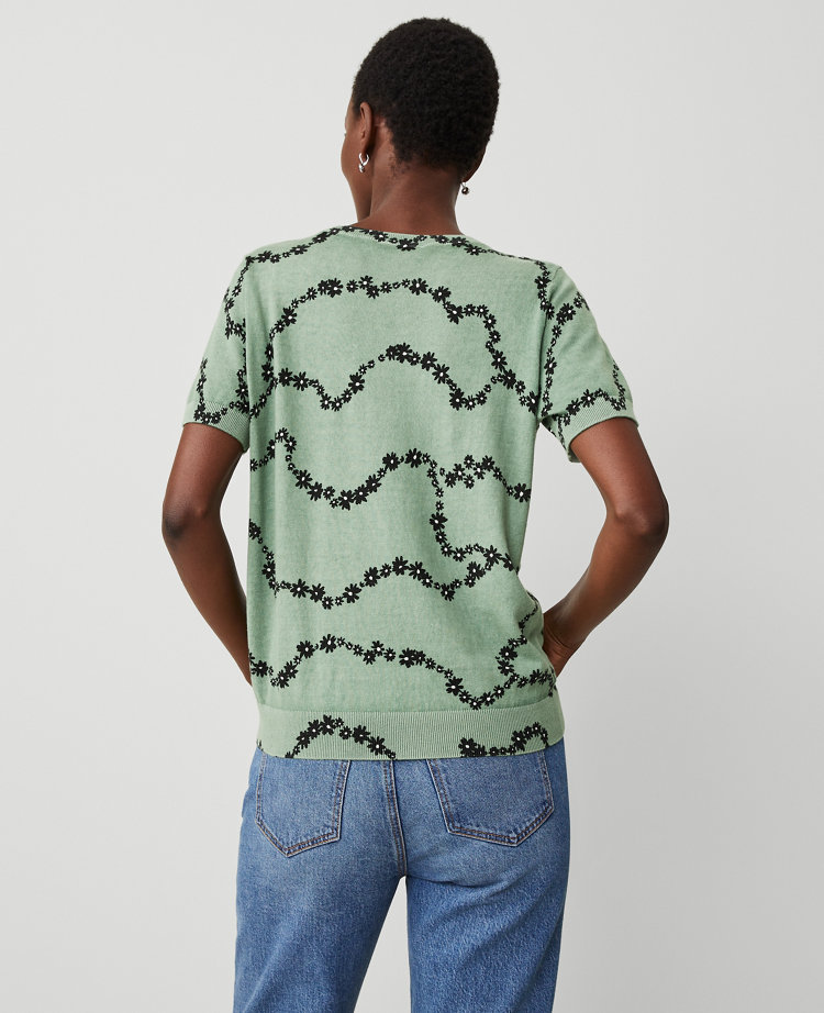 Floral Modern Sweater Tee