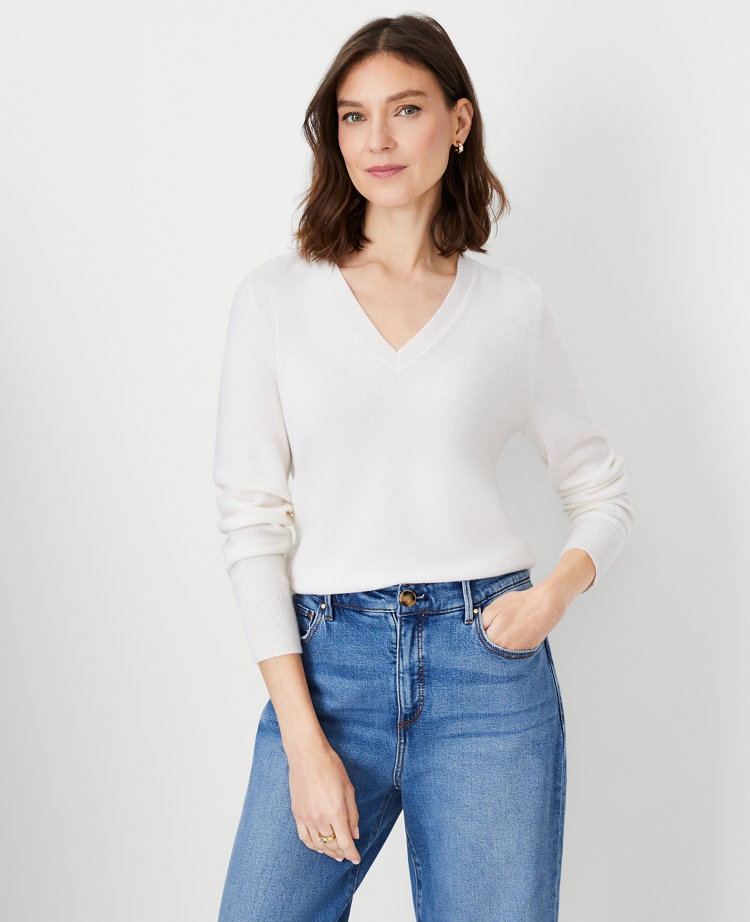 Cashmere V-Neck Sweater